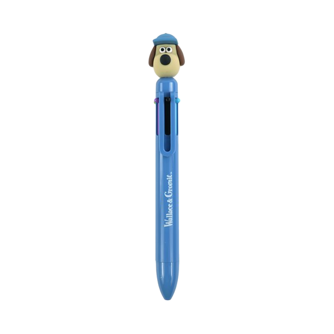 Wallace & Gromit 6-Color Ballpoint Pen - Blue Cap Gromit – Just ...