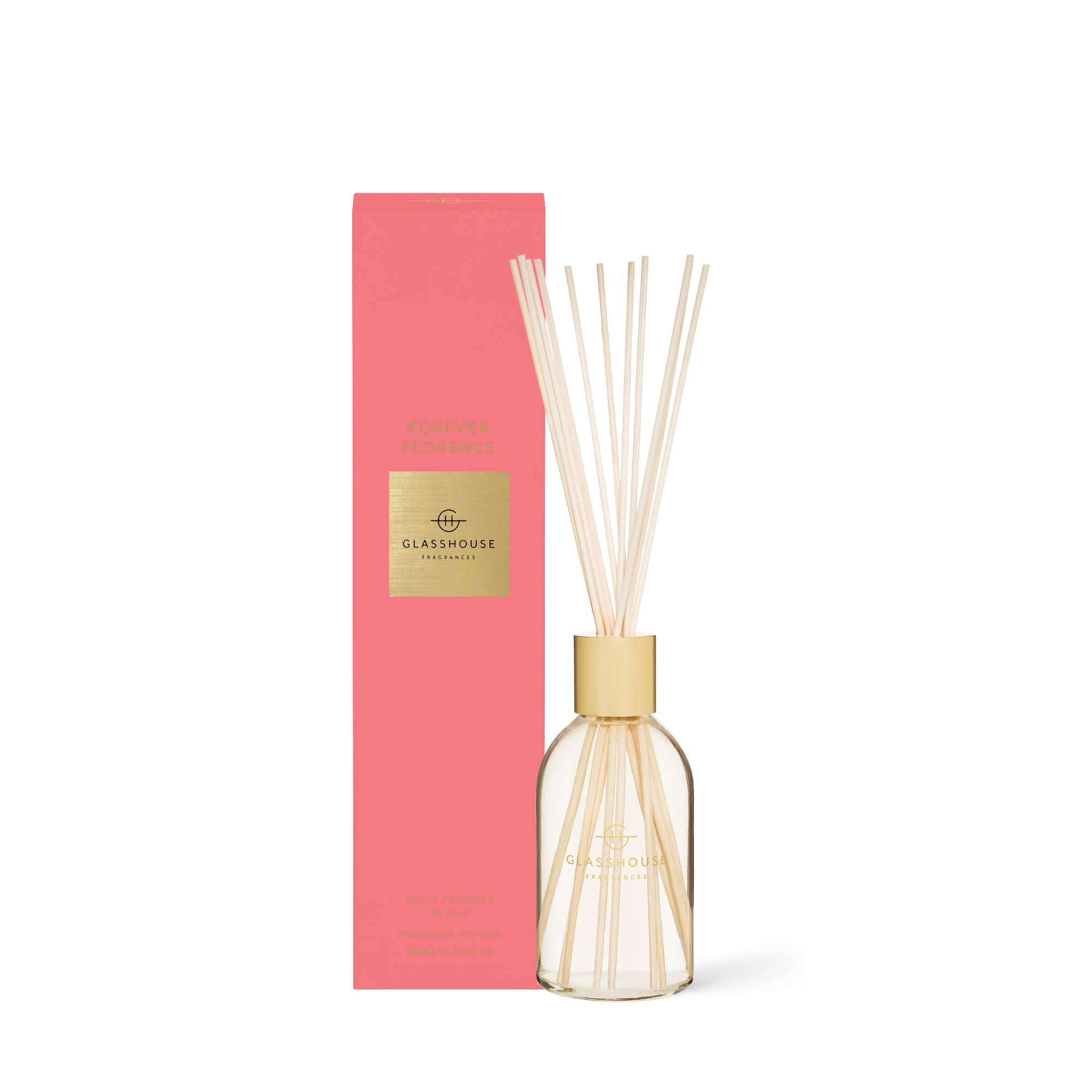 Glasshouse Fragrances Forever Florence 8.4 fl. oz. Fragrance Diffuser ...