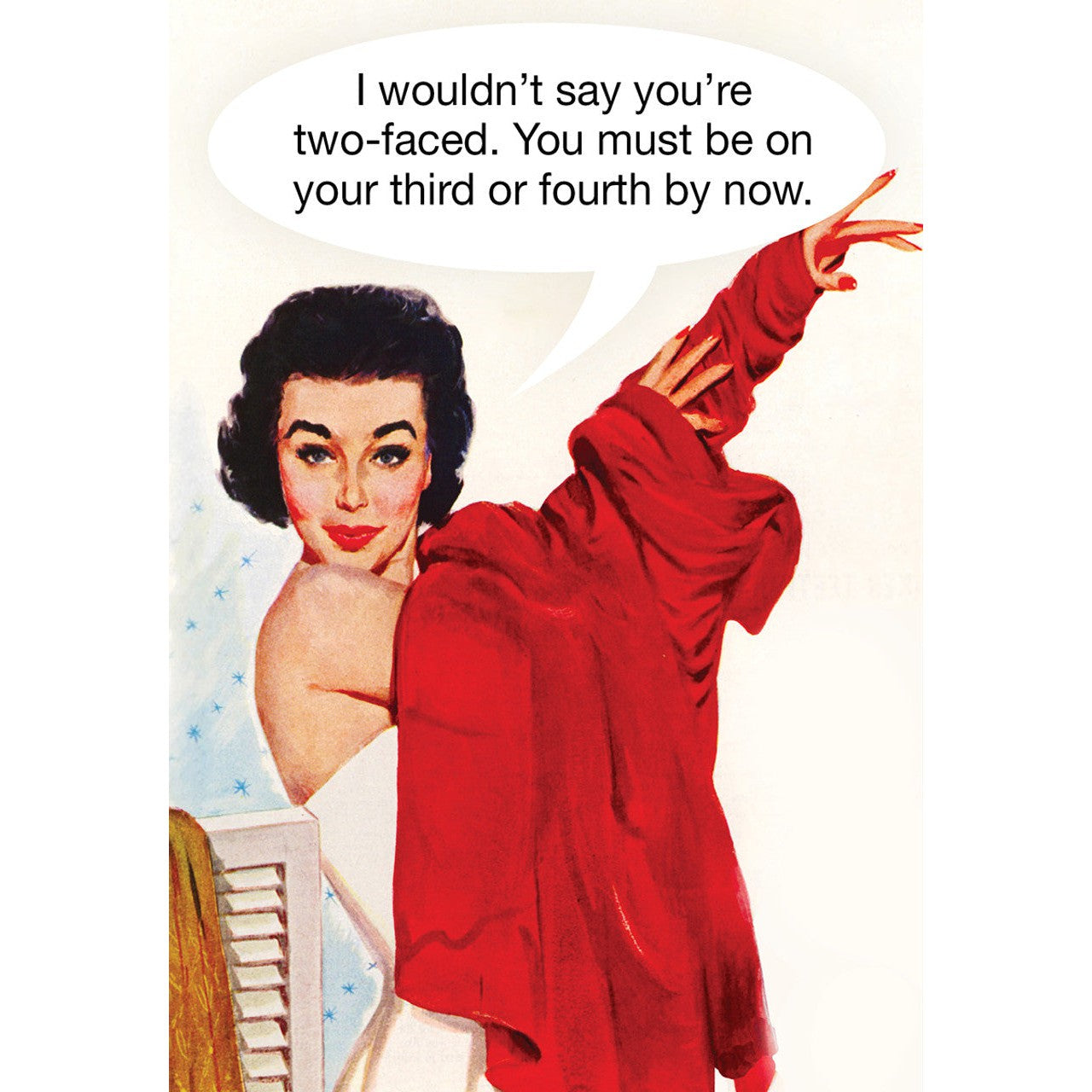 Two-Faced Greeting Card – Just Fabulous Palm Springs