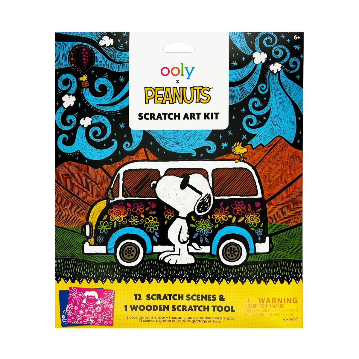 Peanuts Scratch Art Kit – Just Fabulous Palm Springs