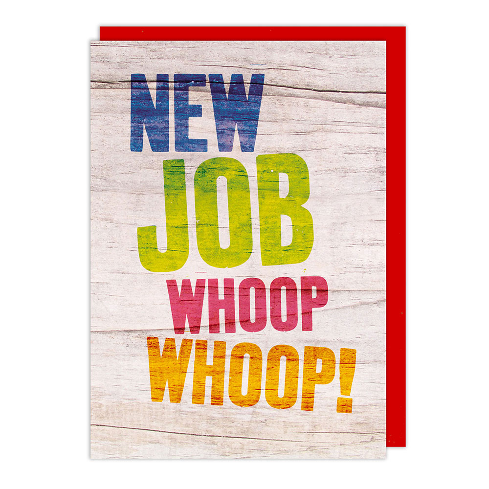 Whoop New Job Greeting Card – Just Fabulous Palm Springs