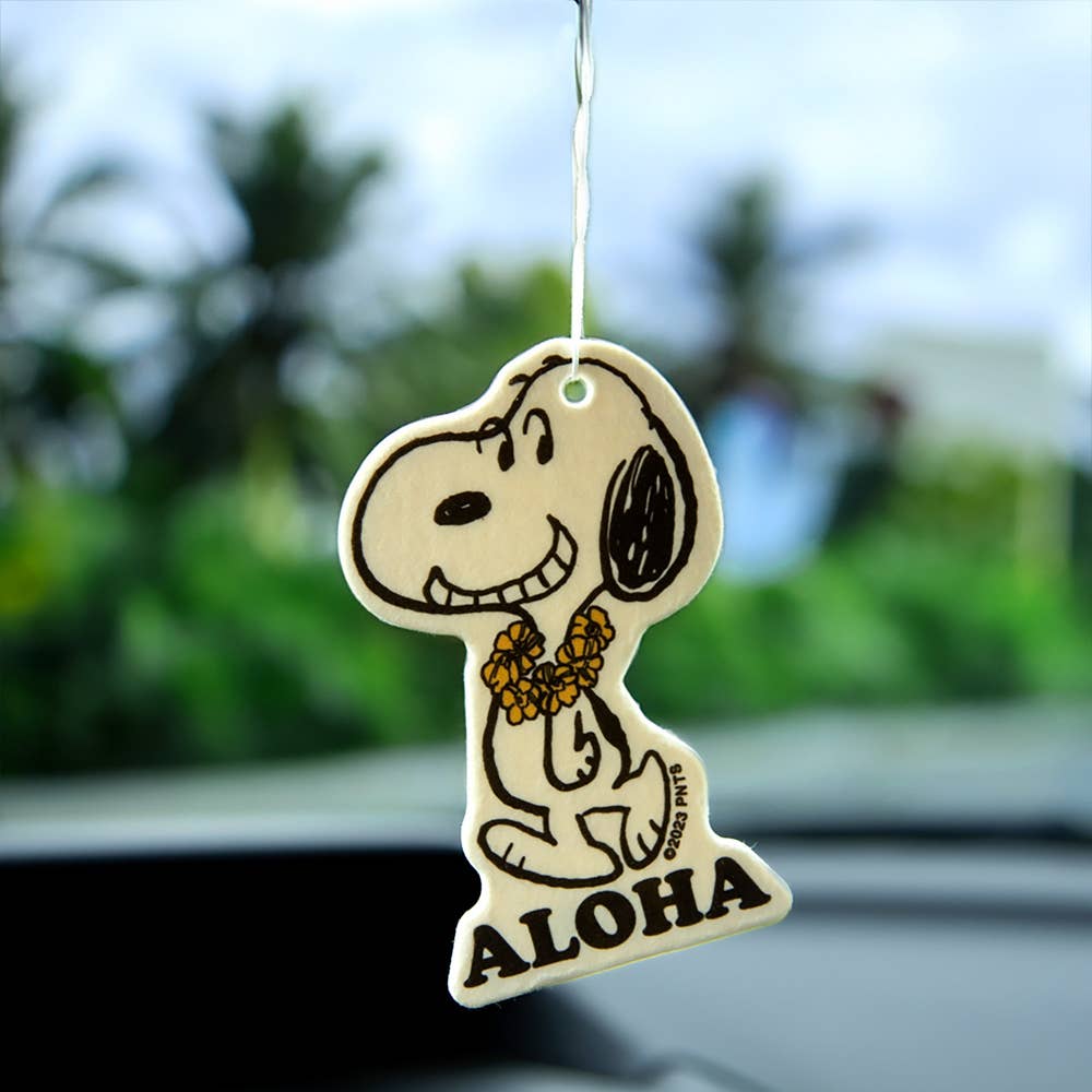 Peanuts®- Snoopy Aloha Air Freshener – Just Fabulous Palm Springs