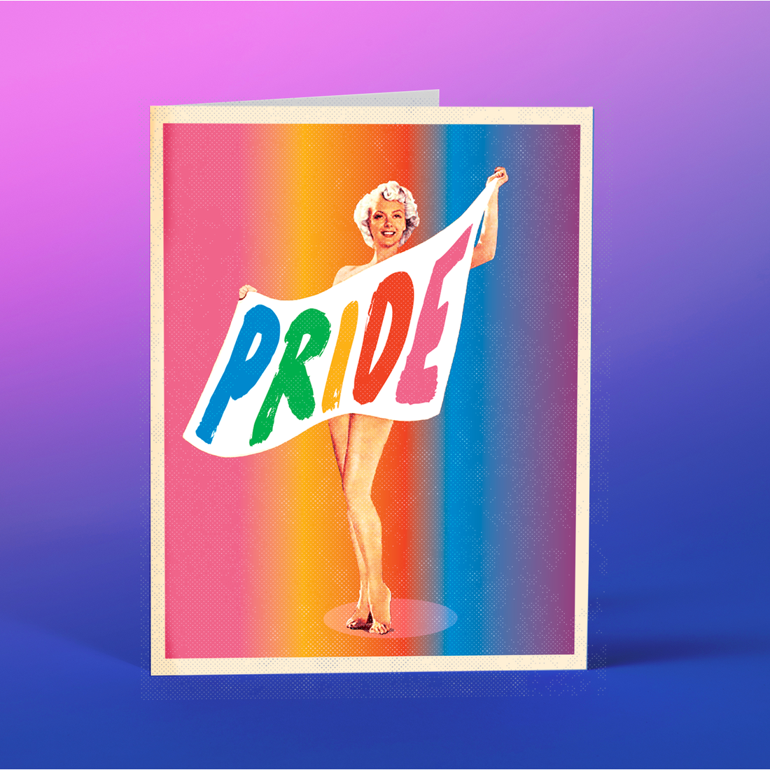 Pride Flag Greeting Card – Just Fabulous Palm Springs